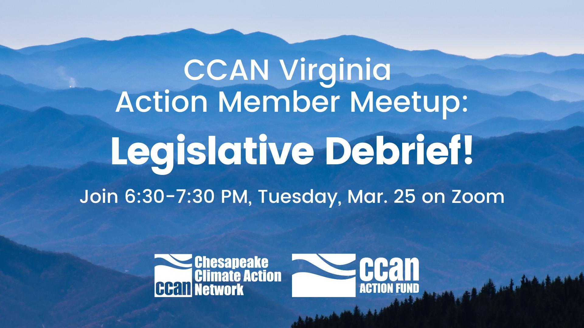 CCAN Virginia Member Meetup